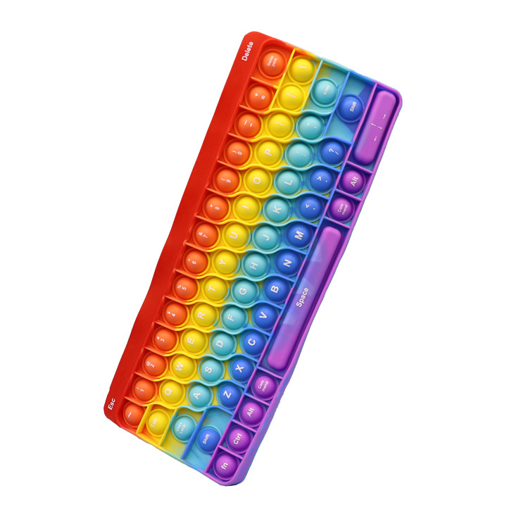 Teclado Pops Fidget Anti-Stress Bubble Toy para Crianças com Ansiedade ...