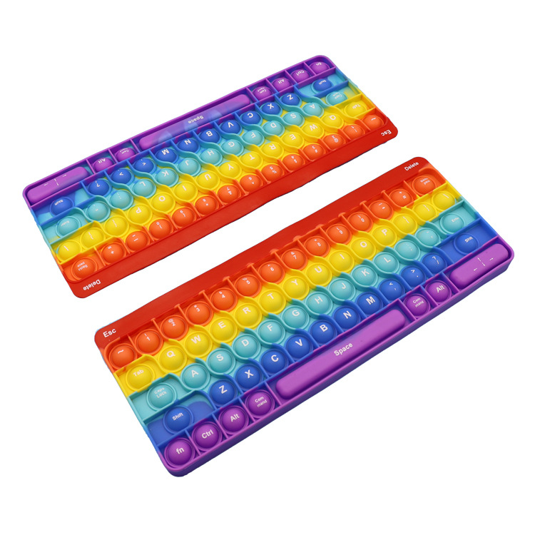Teclado Pops Fidget Anti-Stress Bubble Toy para Crianças com Ansiedade ...
