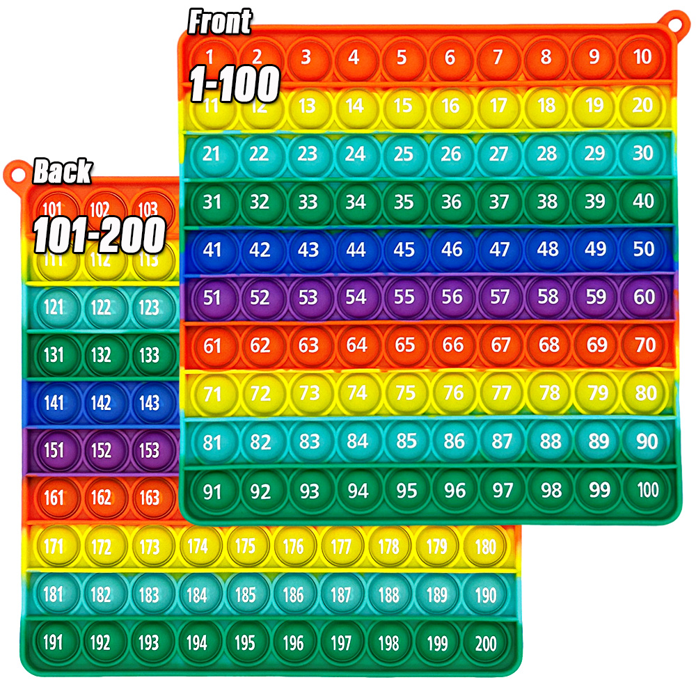 17,3cm 6,8in 1-200 Contando Números Multiplicação Fônica Pop Toy ...