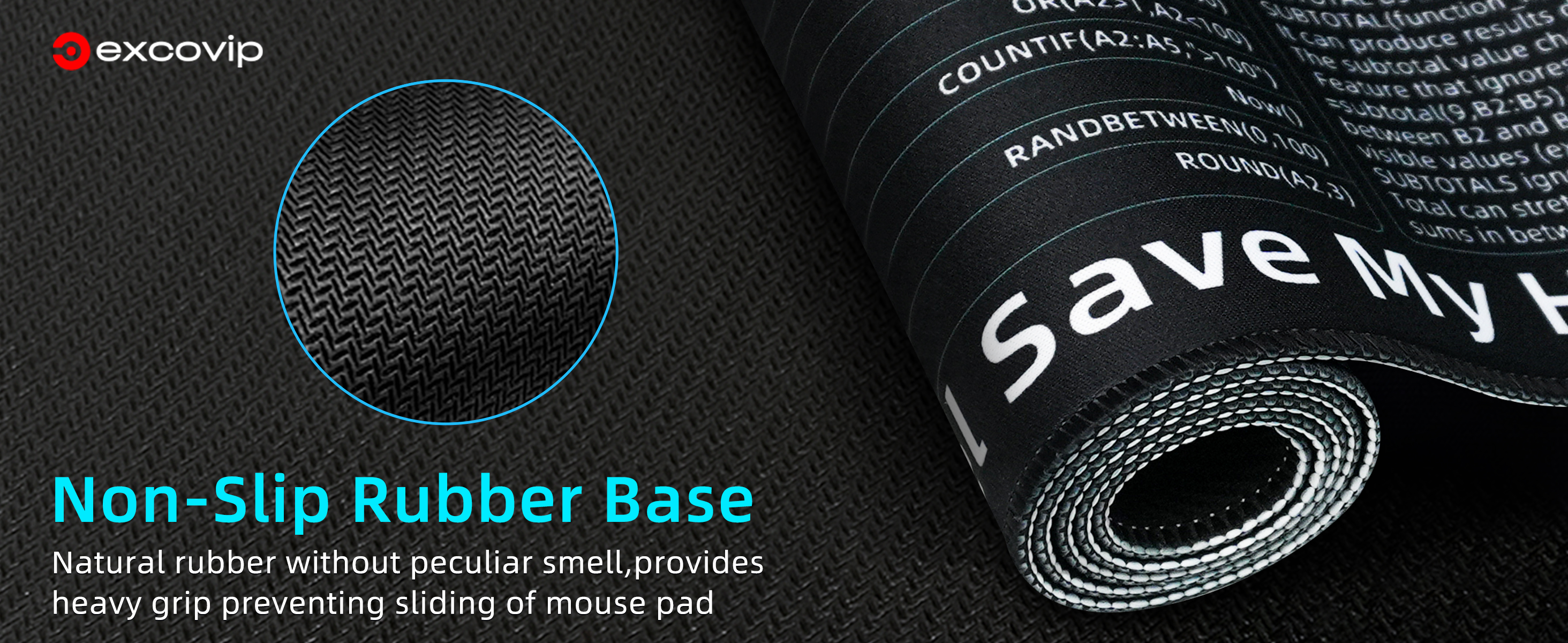 Excovip Mouse Pad Tamanho Grande Excel Inglês Shortcut Key Versão ...