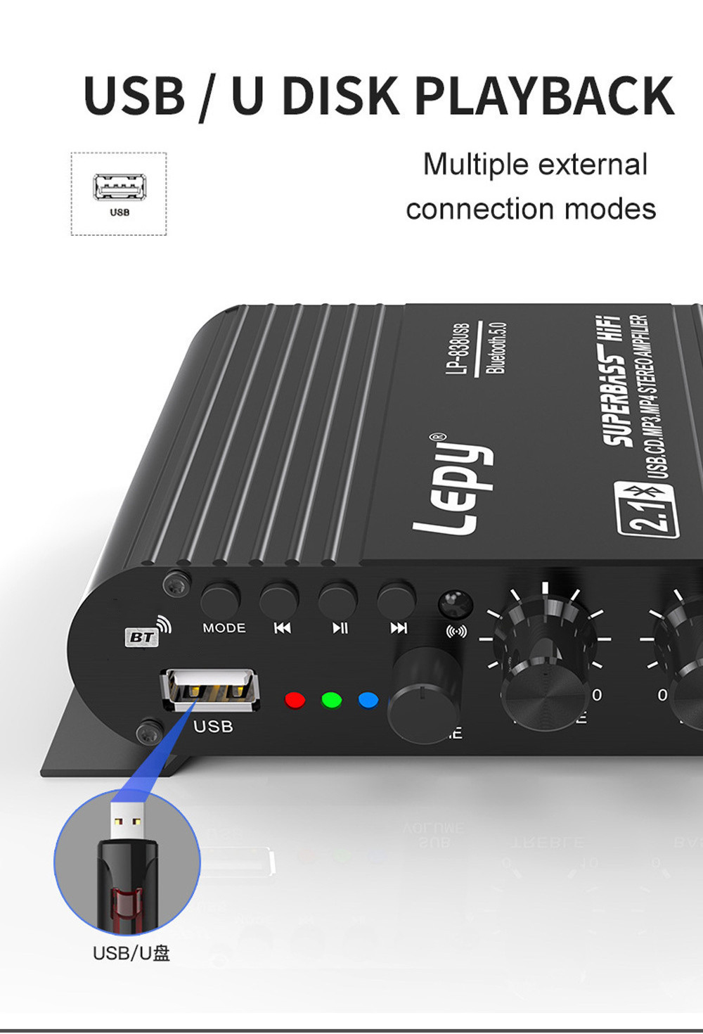 Versão Atualizada Mini Amplificador De Carro Áudio Alta Fidelidade Som ...
