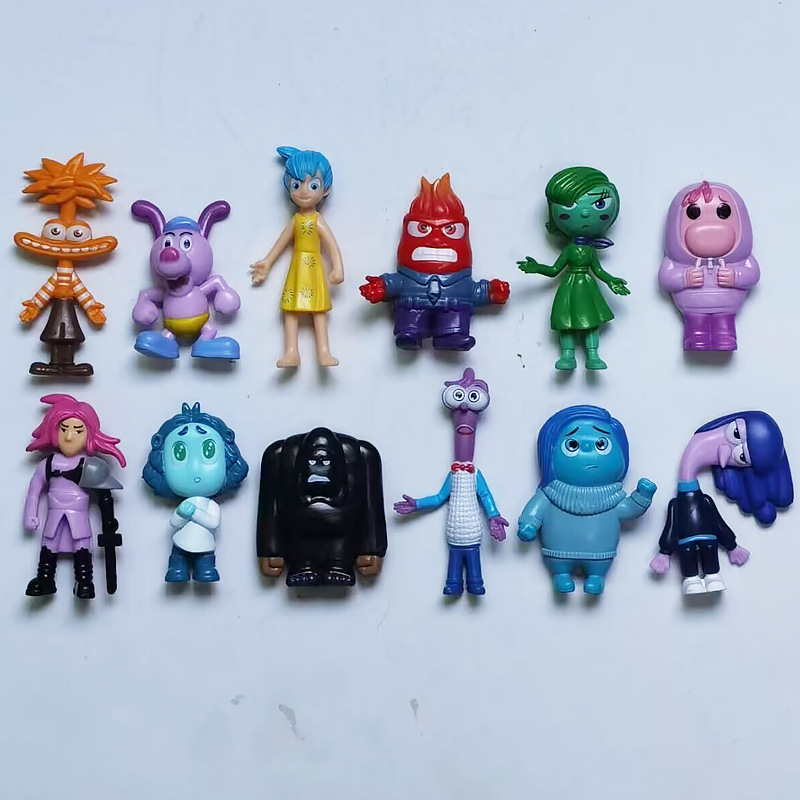 Novo 8-11CM Bonecos Divertidamente 2 Figura De Alegria Medo Nojento ...