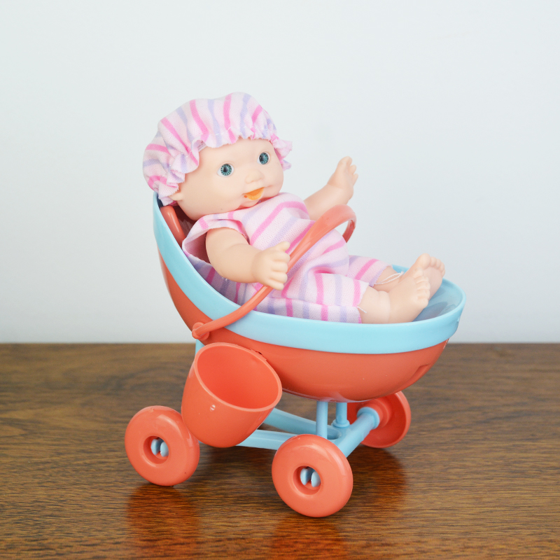 reborn mini Boneca Fofa Viva De 4 Polegadas Vestir Recém-Nascida De ...