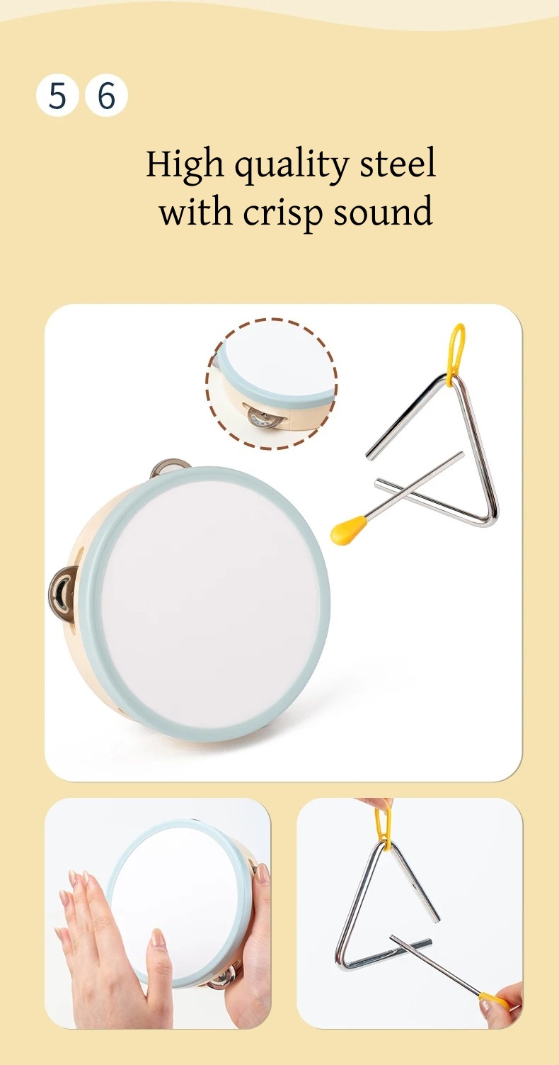 Instrumentos Musicais Para Bebês Brinquedos De Madeira Montessori ...
