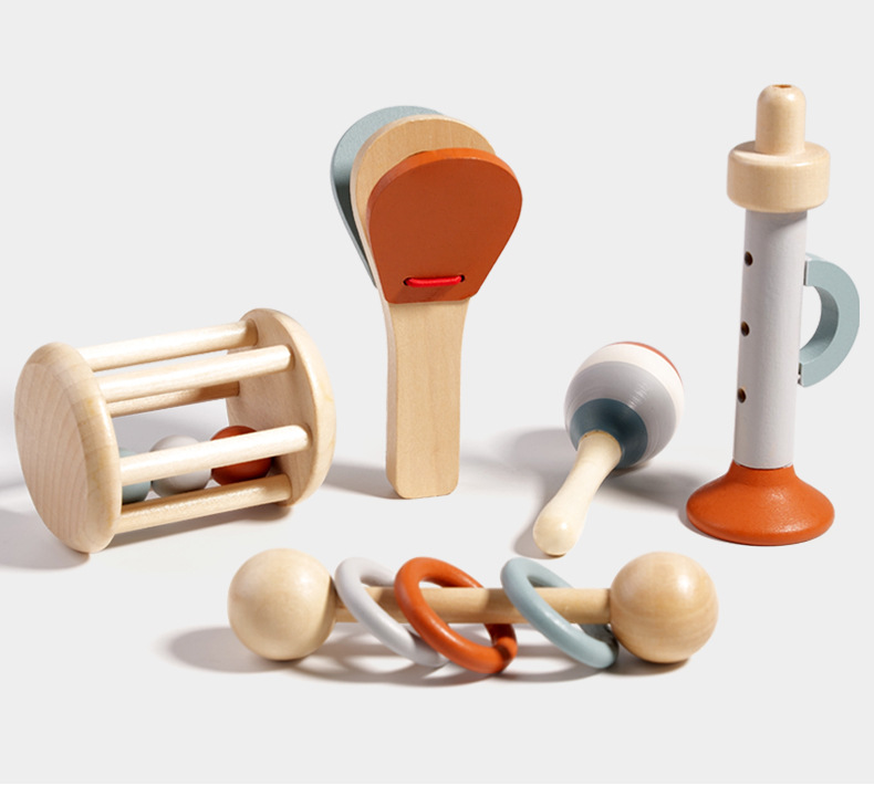 Instrumentos Musicais Para Bebês Brinquedos De Madeira Montessori ...