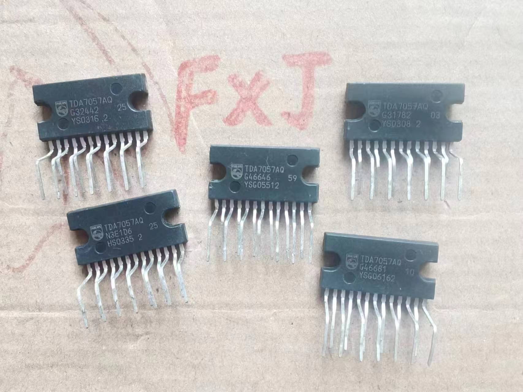 ((10 Pcs) TDA7057AQ Amplificador de potência de áudio de canal duplo ...