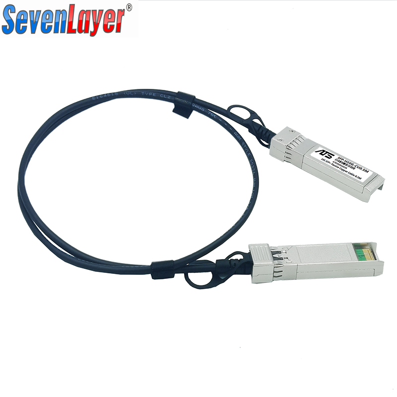 10G SFP + Cabos De Cobre Passivos De Fixação Direta Cabo DAC Passivo 0 ...