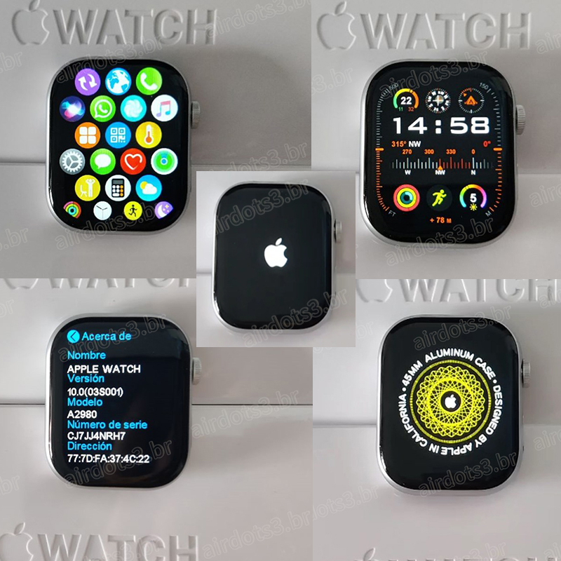 Super Top Apple Watch Série 9 Relógio Inteligente 1.93 "Disca Bluetooth ...