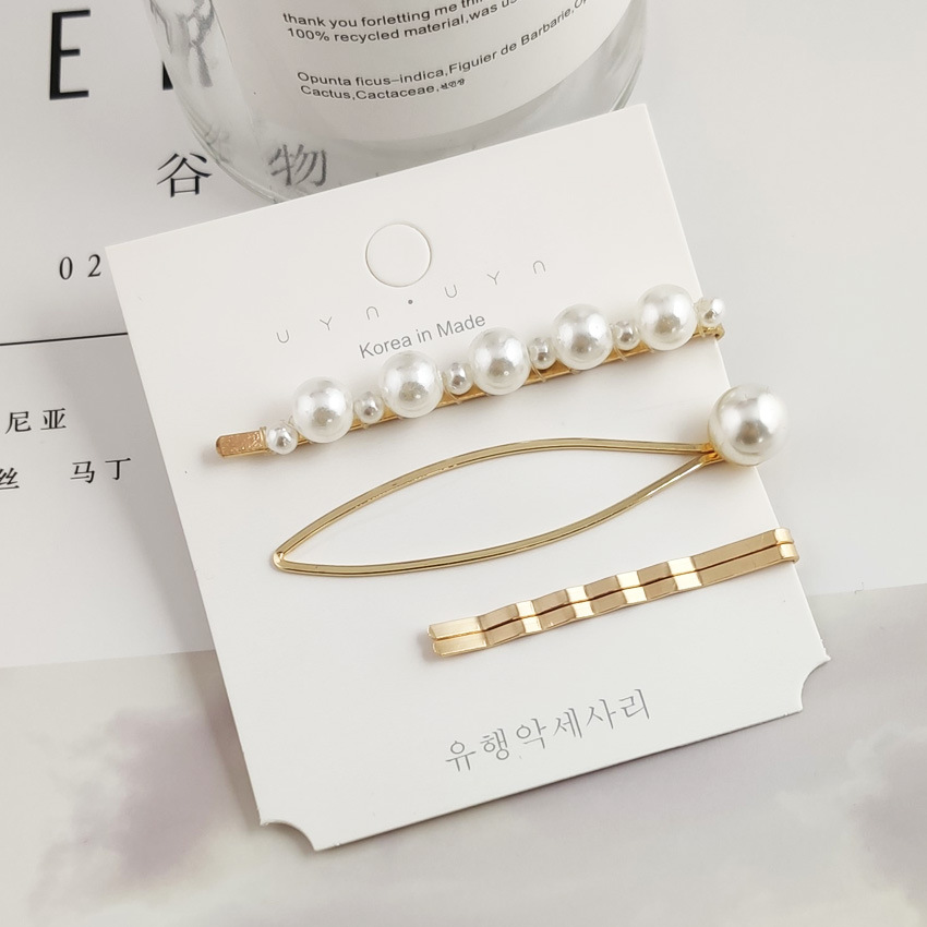 Clip de Metal Coreano Simples e Doce para Cabelo de Adultos | Shopee Brasil