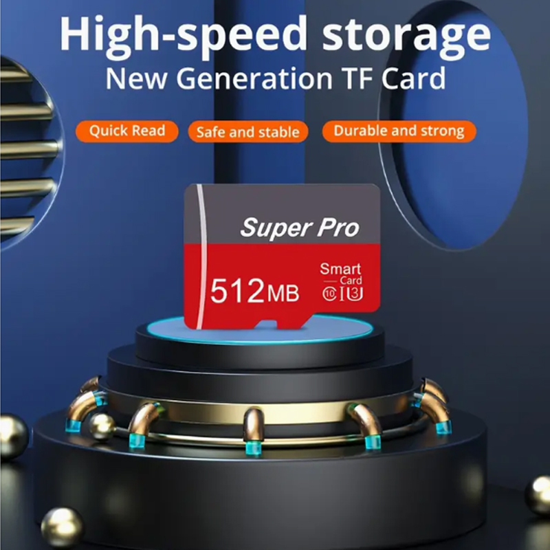 2PCS Micro SD Card 64MB-512MB Classe 10 U3 A1 TF Armazenamento 1GB-8GB ...