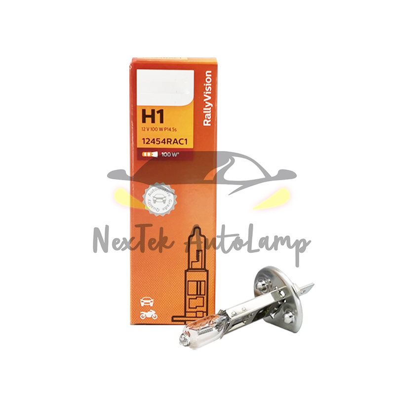 For Philips RallyVision H1 H3 H4 HB1 HB3 HB4 12V 100W 130W Lâmpada de farol halógeno padrão ...