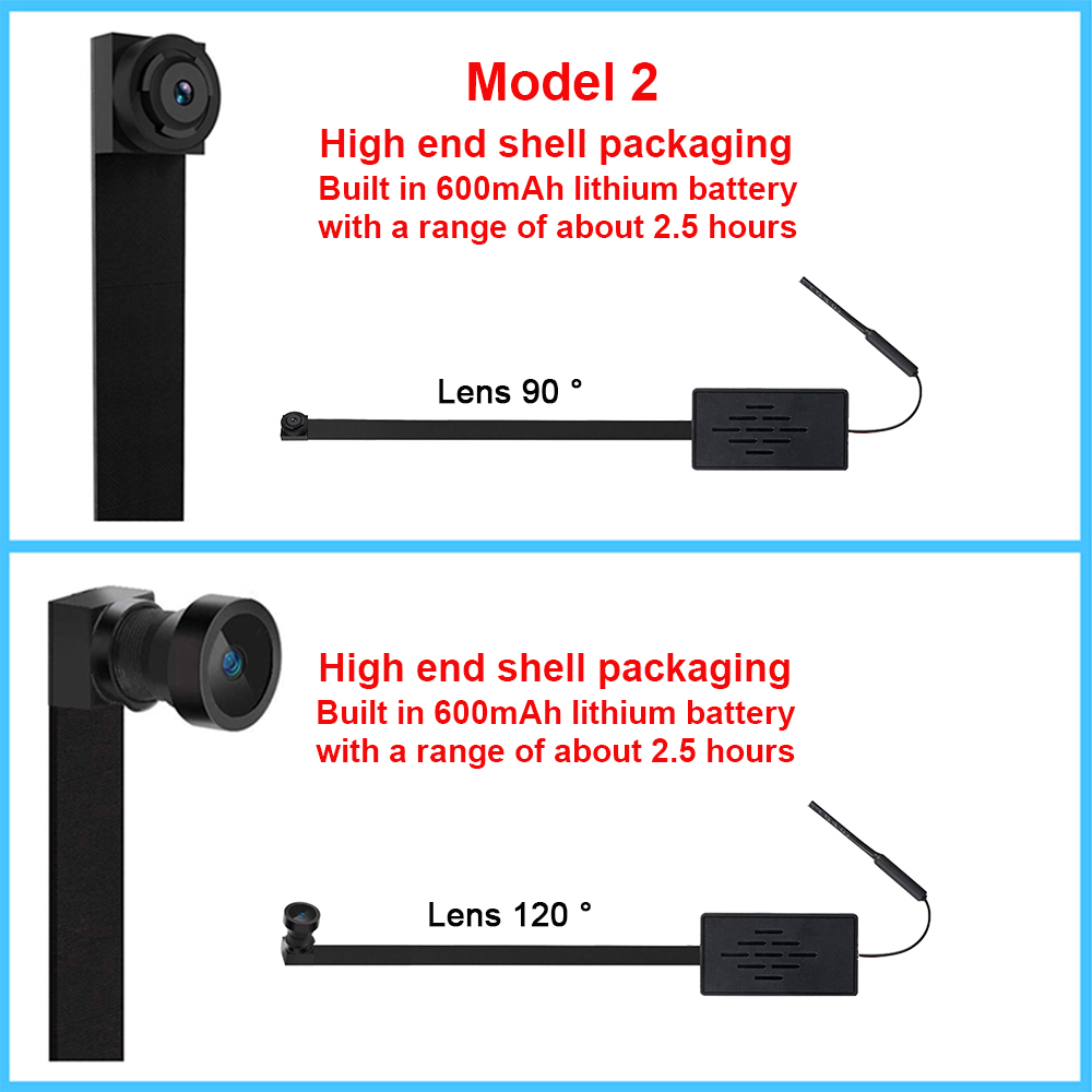 LookCam 4K mini câmera espiã diy conexão wi-fi smartphone controle APP ...