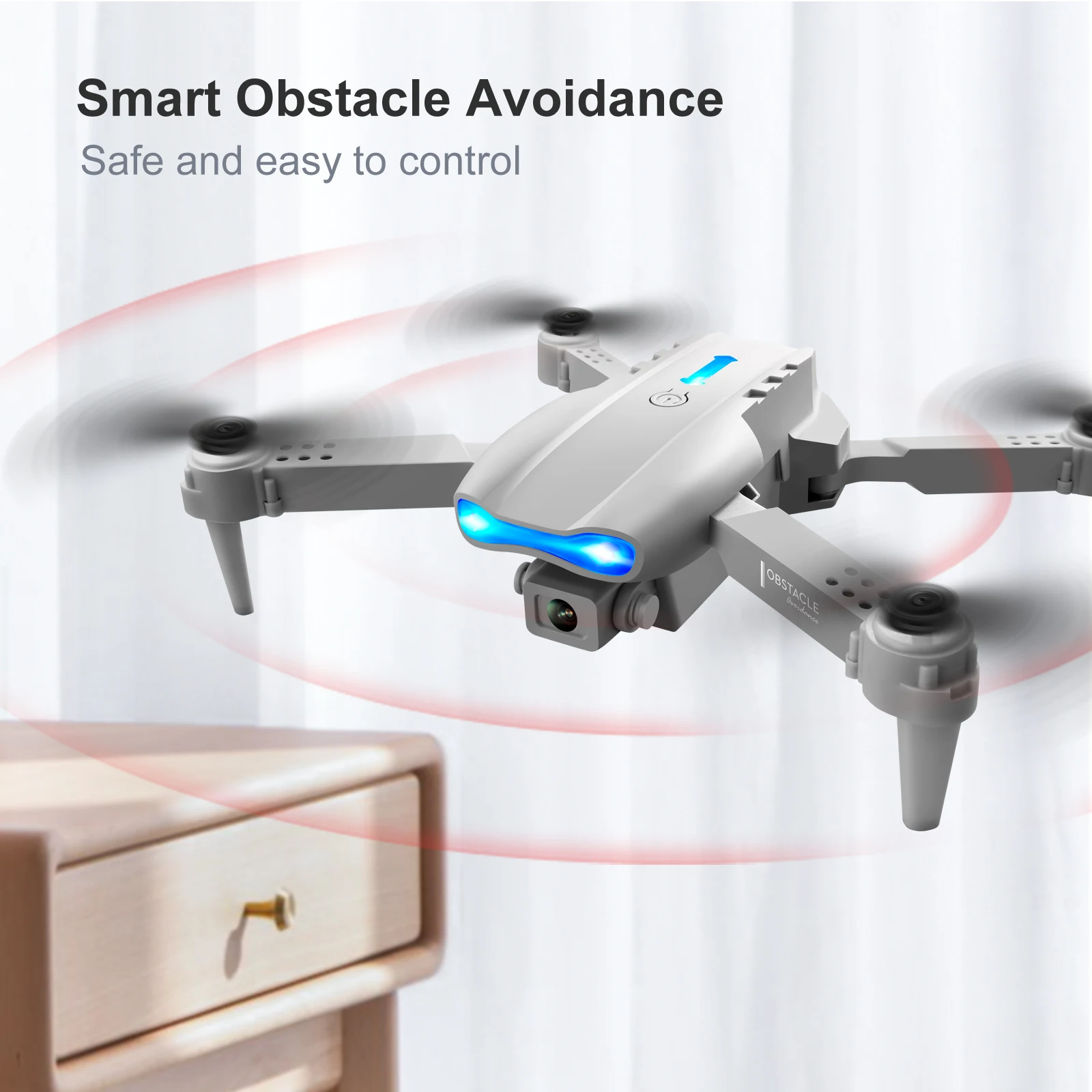 Drone E99 K3 Pro HD Câmera Dupla Modo De Retenção Alta Dobrável Mini RC ...