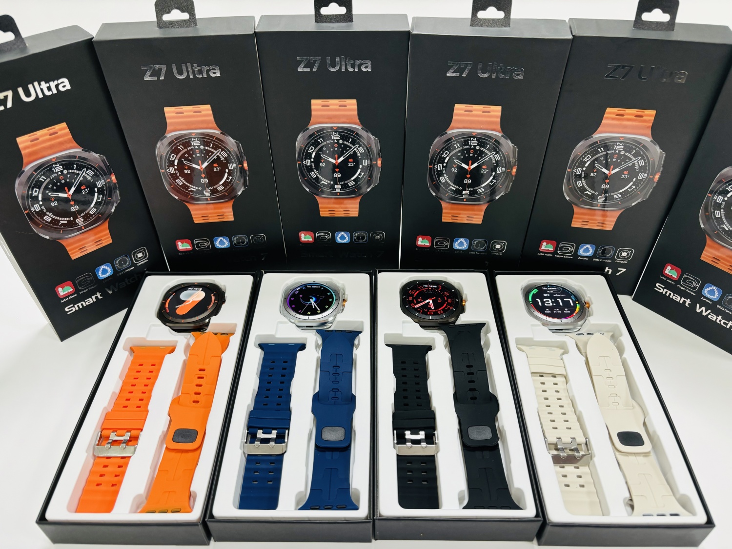 Smartwatch Z7 Ultra Bluetooth Compass Novo Aparência Elegante ...