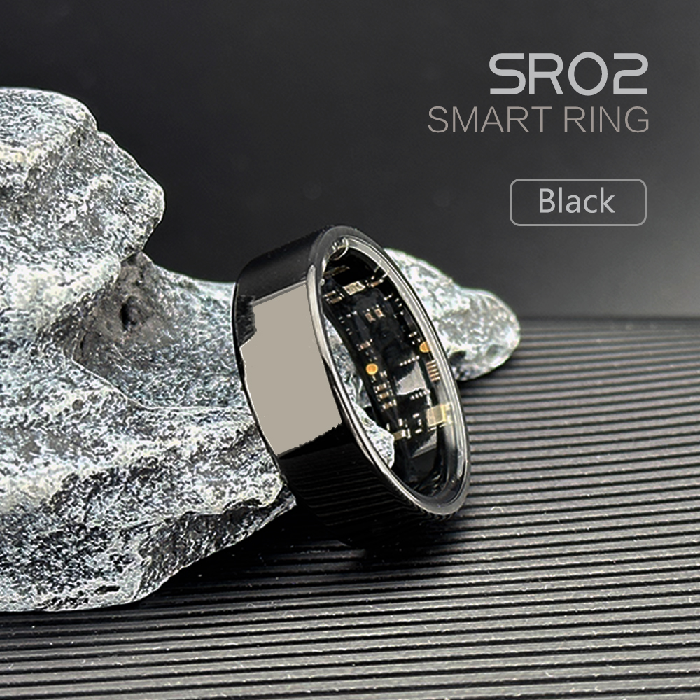 Anel Inteligente SR02 à Prova d'Água com Monitoramento do Sono e Freqüência Cardíaca | Shopee Brasil