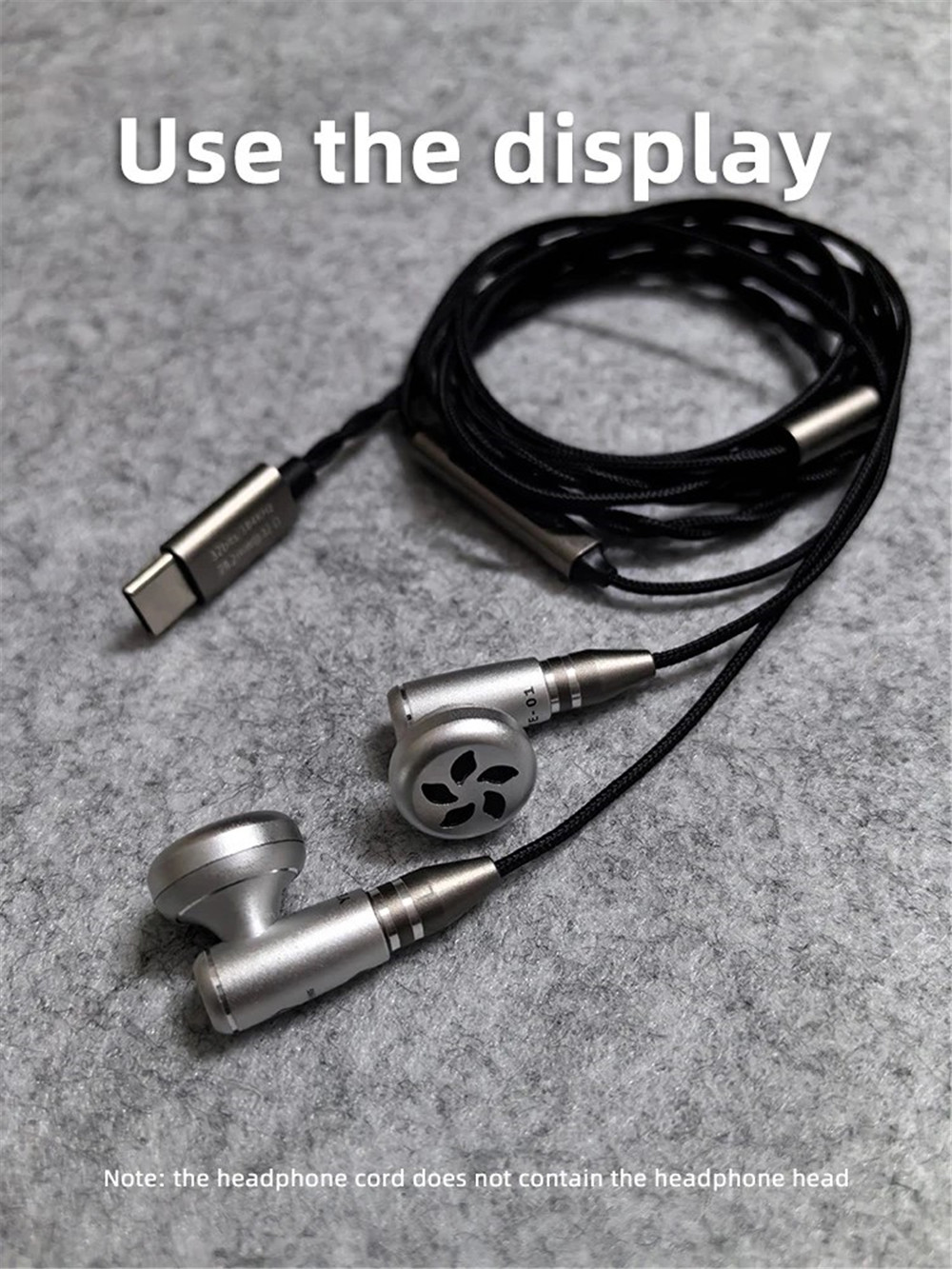 Cabo De Atualização Do Fone De Ouvido LUNSHENG Tipo C Com Conector ...