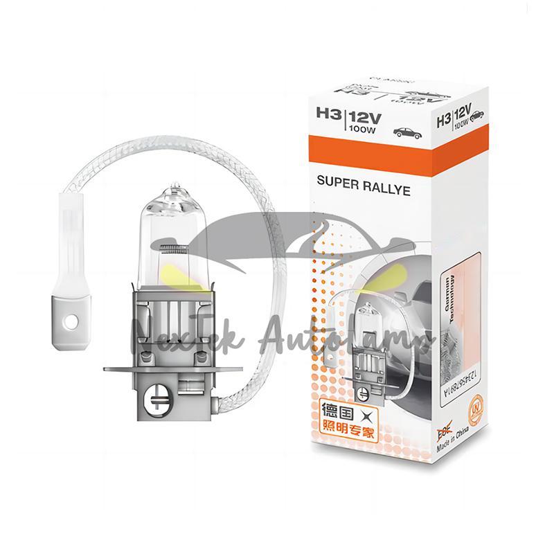 For OSRAM Super Rallye H1 H3 H4 H7 12V 24V 80W 100W 100/90W 3200K ...
