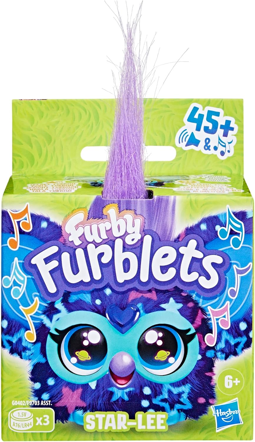 Furby Furblets Star-Lee Mini Friend , 45 + Sons E Música , Fala Apenas ...