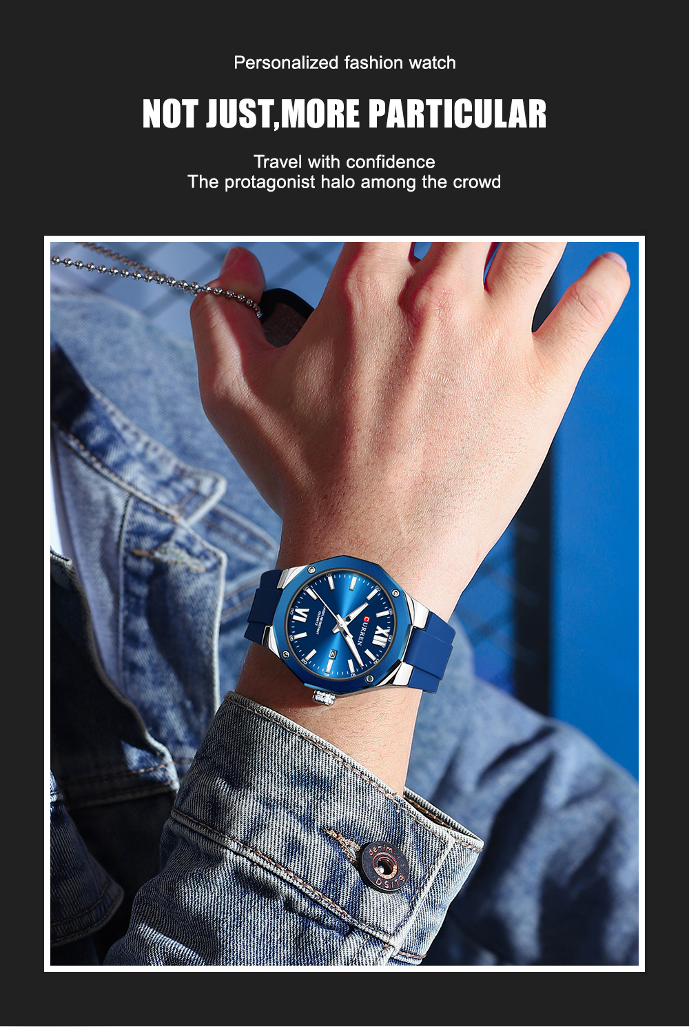 CURREN Relógio Masculino Nova Marca Original Ponteiro Luminoso De ...