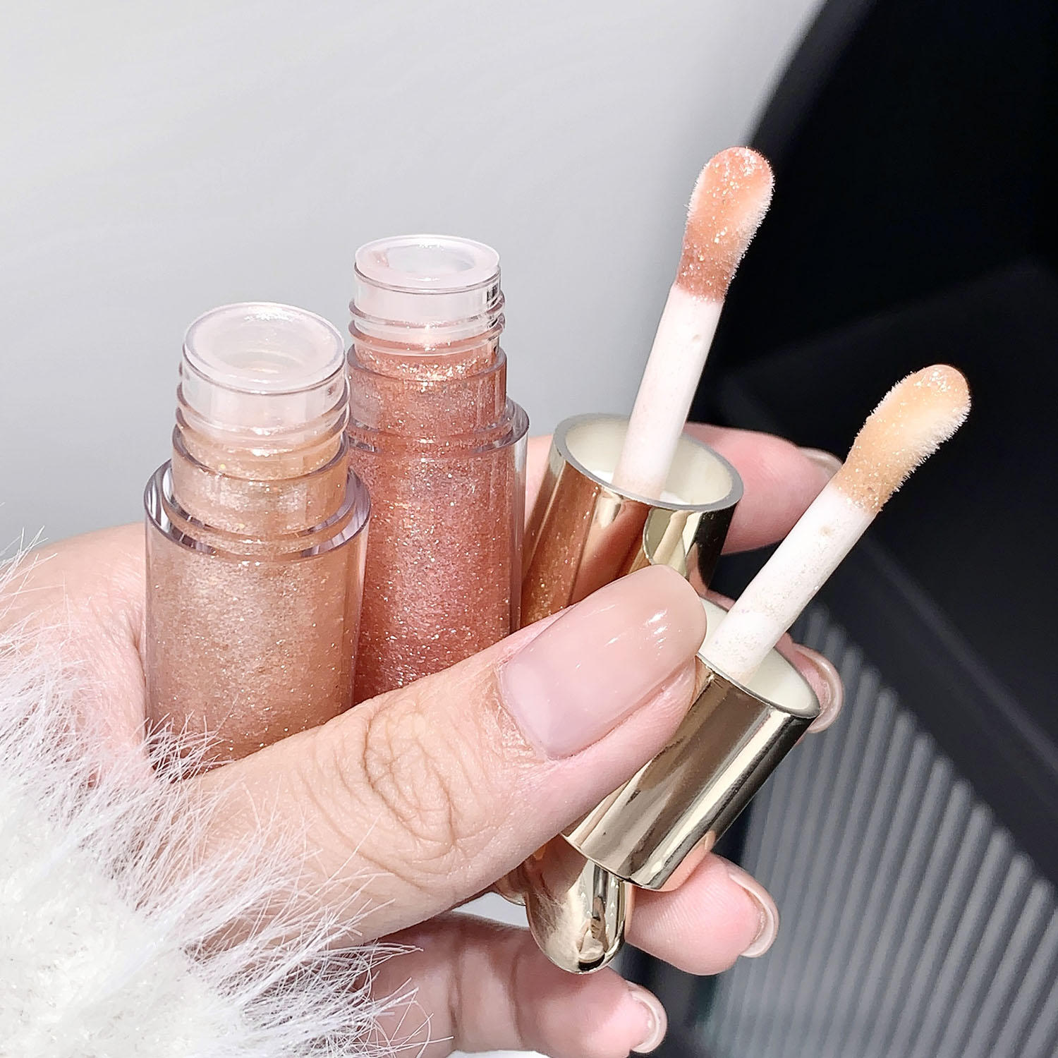 Brilho Labial Brilhante À Prova d'Água Hidratante para Maquiagem de ...