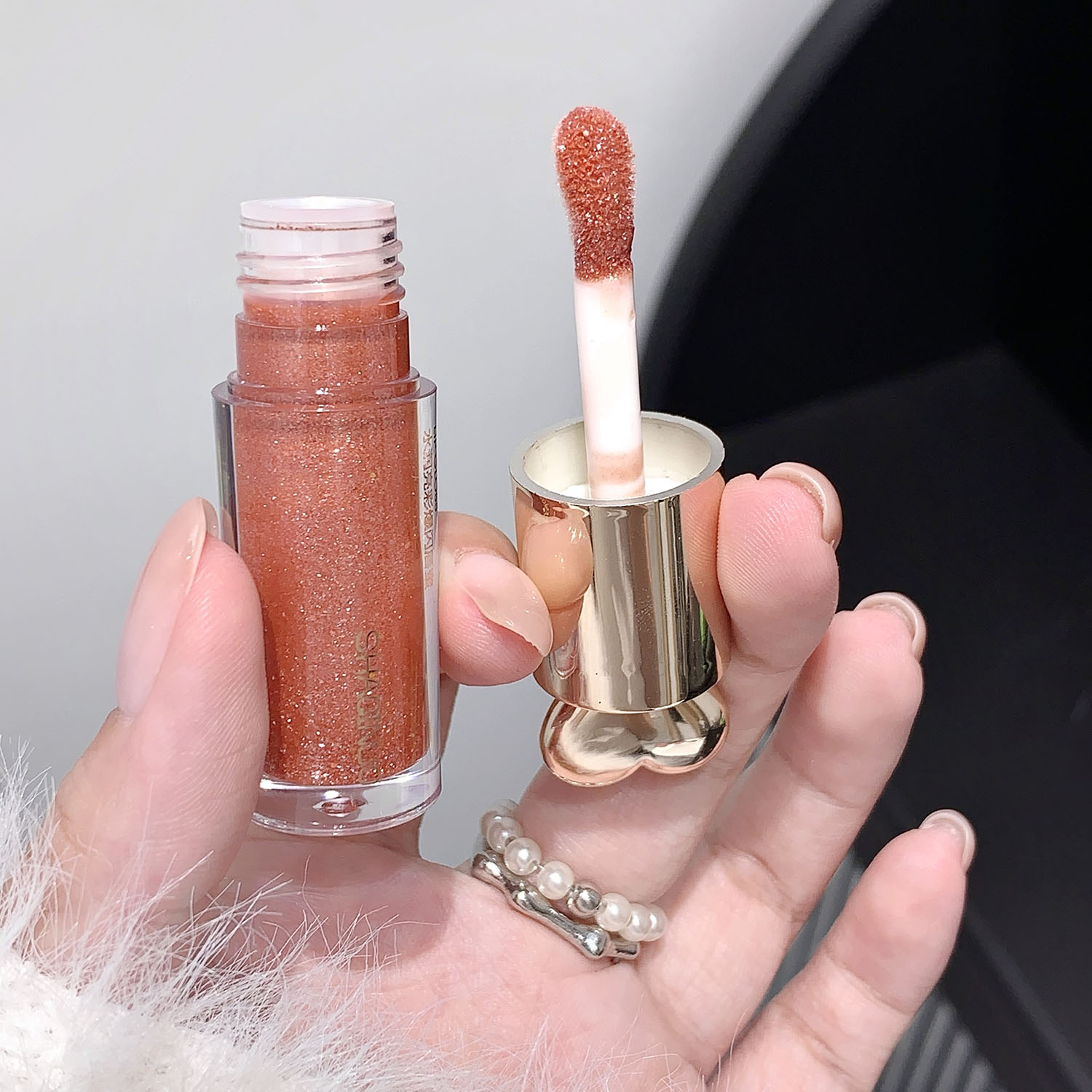 Brilho Labial Brilhante À Prova d'Água Hidratante para Maquiagem de ...