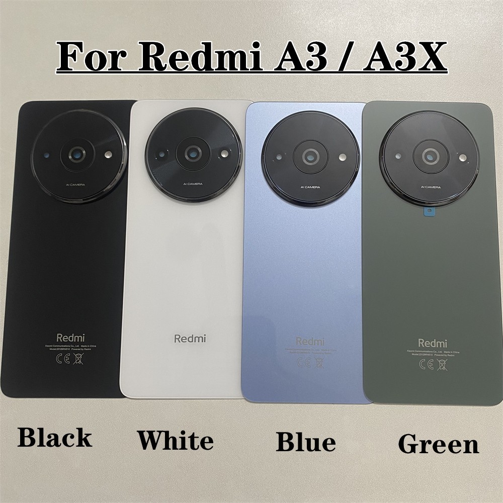 AAA De Alta Qualidade Para Xiaomi Redmi A3 A3X Tampa Da Bateria Painel ...
