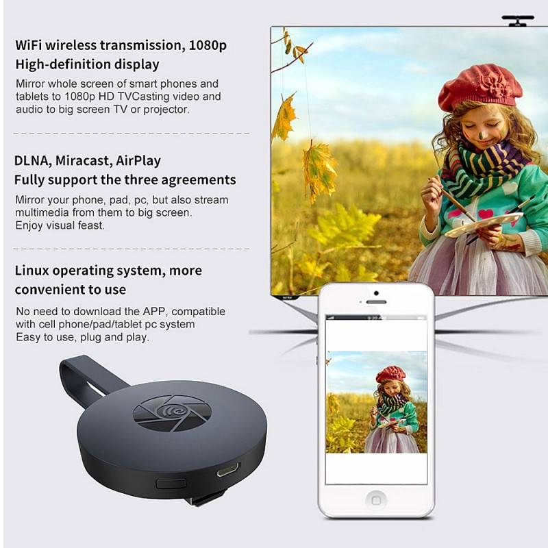 Chromecast G2 4K Ultra HD Para TV Streaming Alta Definição Google ...