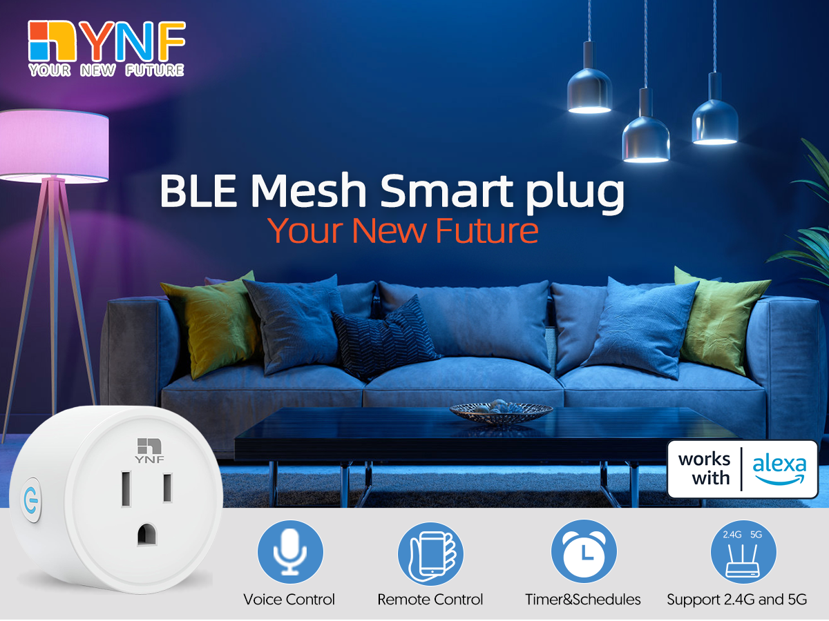 YNF Smart Plug com Alexa, Controle Remoto e Temporizador, Instalação ...