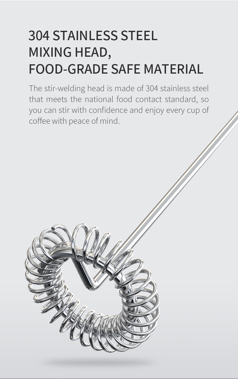 Batedor de leite elétrico liquidificador batedor de leite portátil liquidificador haste de ...