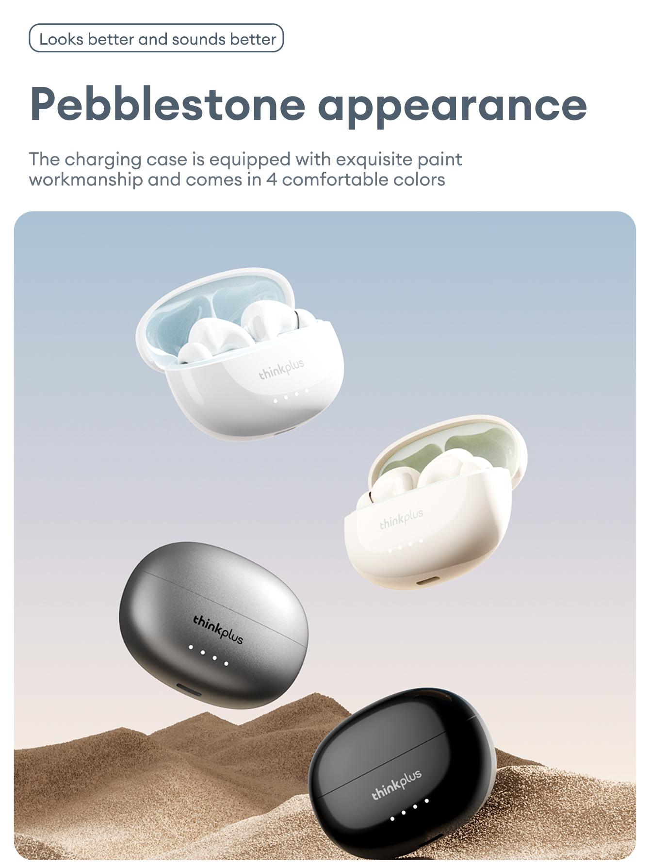 Lenovo LP5 Pro Fone De Ouvido Bluetooth Controle De Toque Inteligente Para Jogos Música De Baixa ...