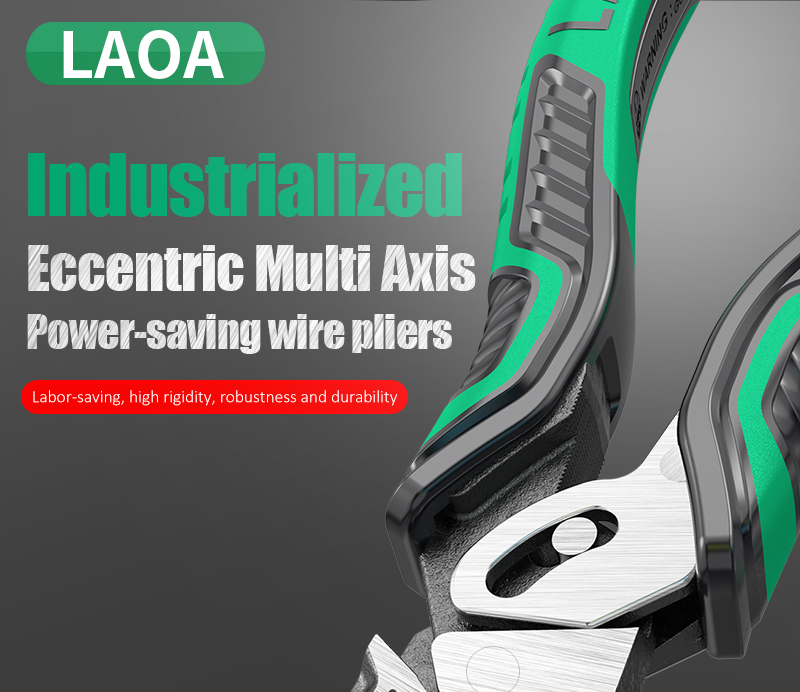 LAOA 8.5 Polegada Cortadores De Fio Profissional Excêntrico Eixo Duplo Economia De Trabalho ...