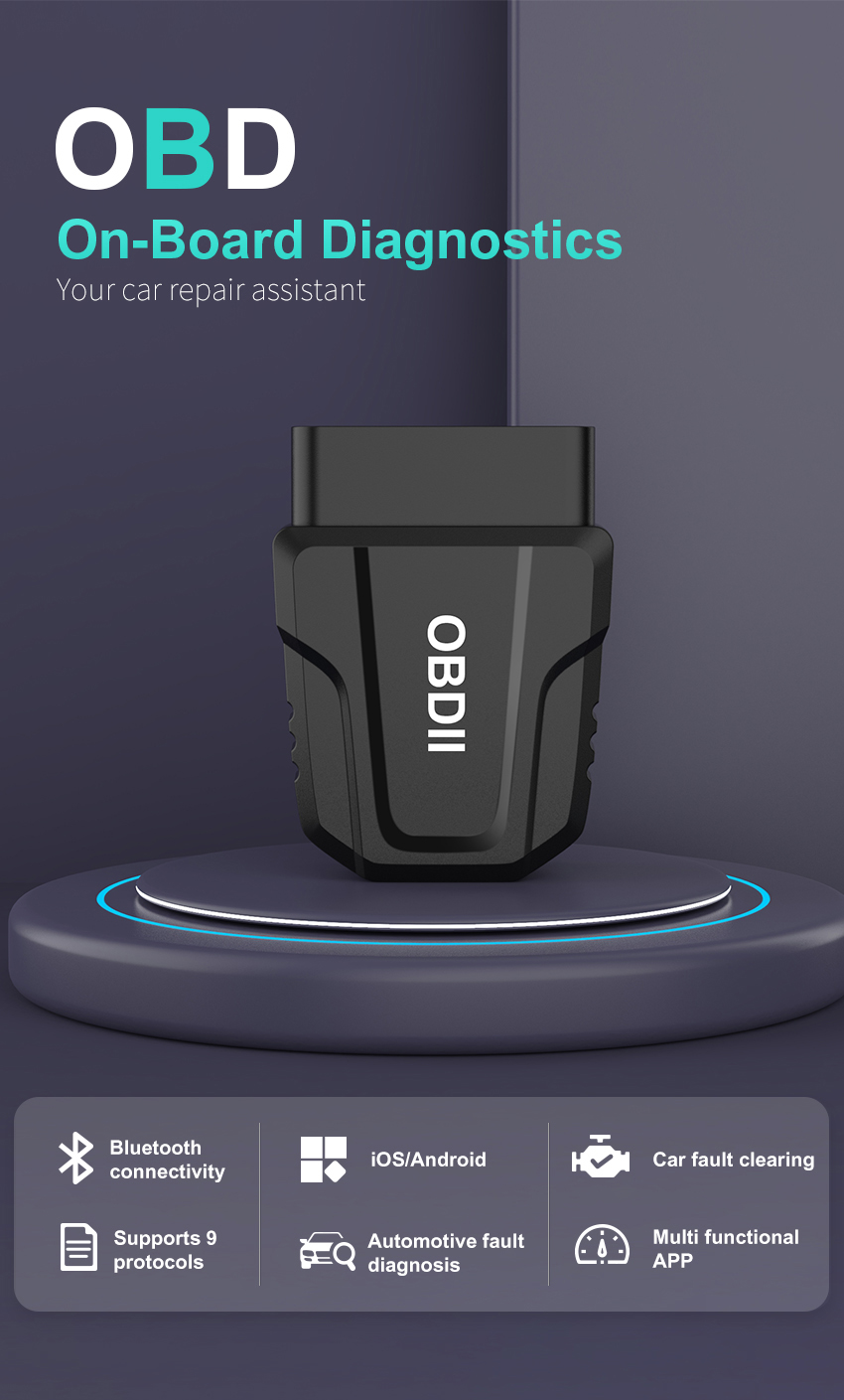 V011 Bluetooth 5.4 Função Completa OBD Casa App Para iOS/Android Carro ...