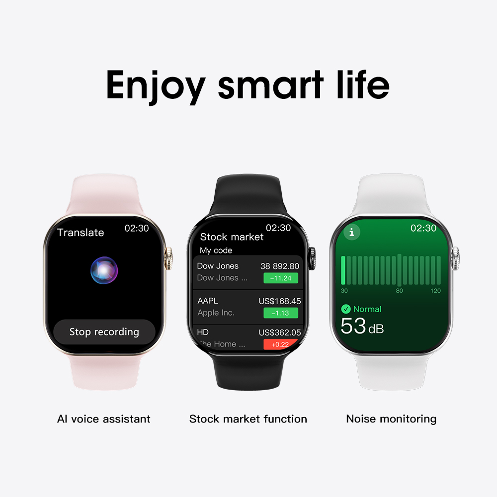 Microwear S10 Pro Relógio Inteligente X Série 10 1GB ROM 48MM Gesto ...