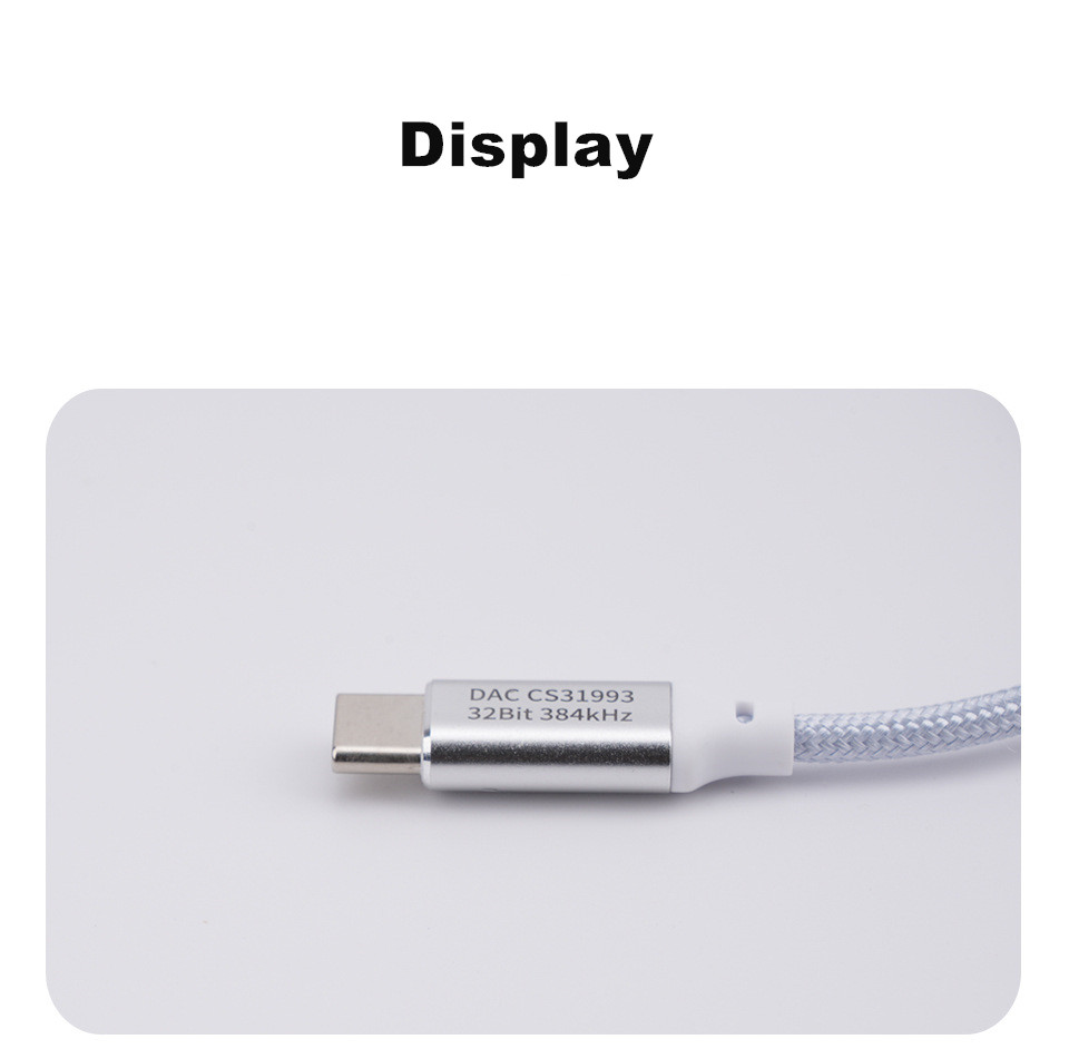 FRANSUN Série T2 Tipo C Para 3.5 Mm Cabo De Áudio Digital Amp Adaptador ...