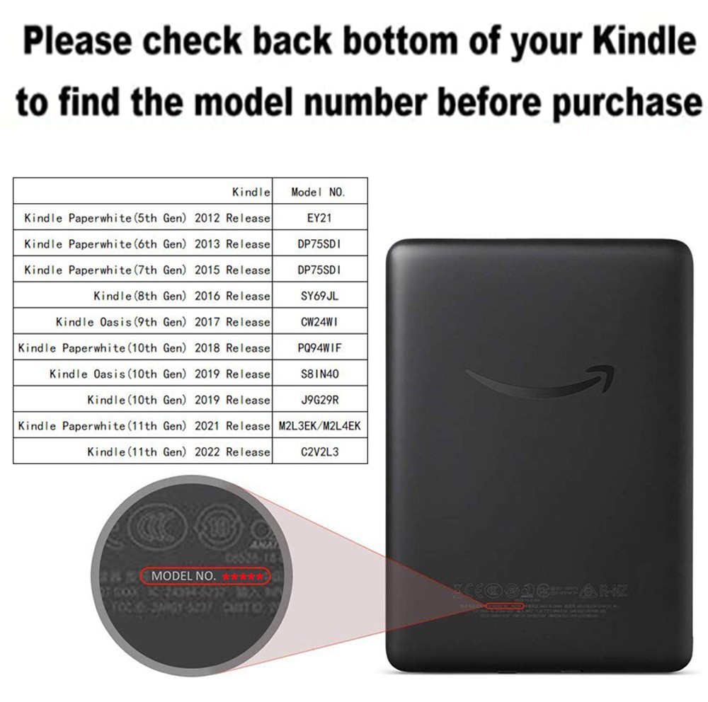 Capa Para Kindle 11th Gen 2022 C2V2L3 6.0 À Prova Dee-book Estilo De ...