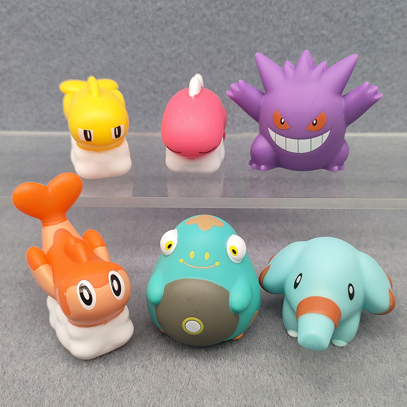 6 Pçs/Set Anime Pokémon Scarlet E Violet Gengar Sprigatito Quaxly ...