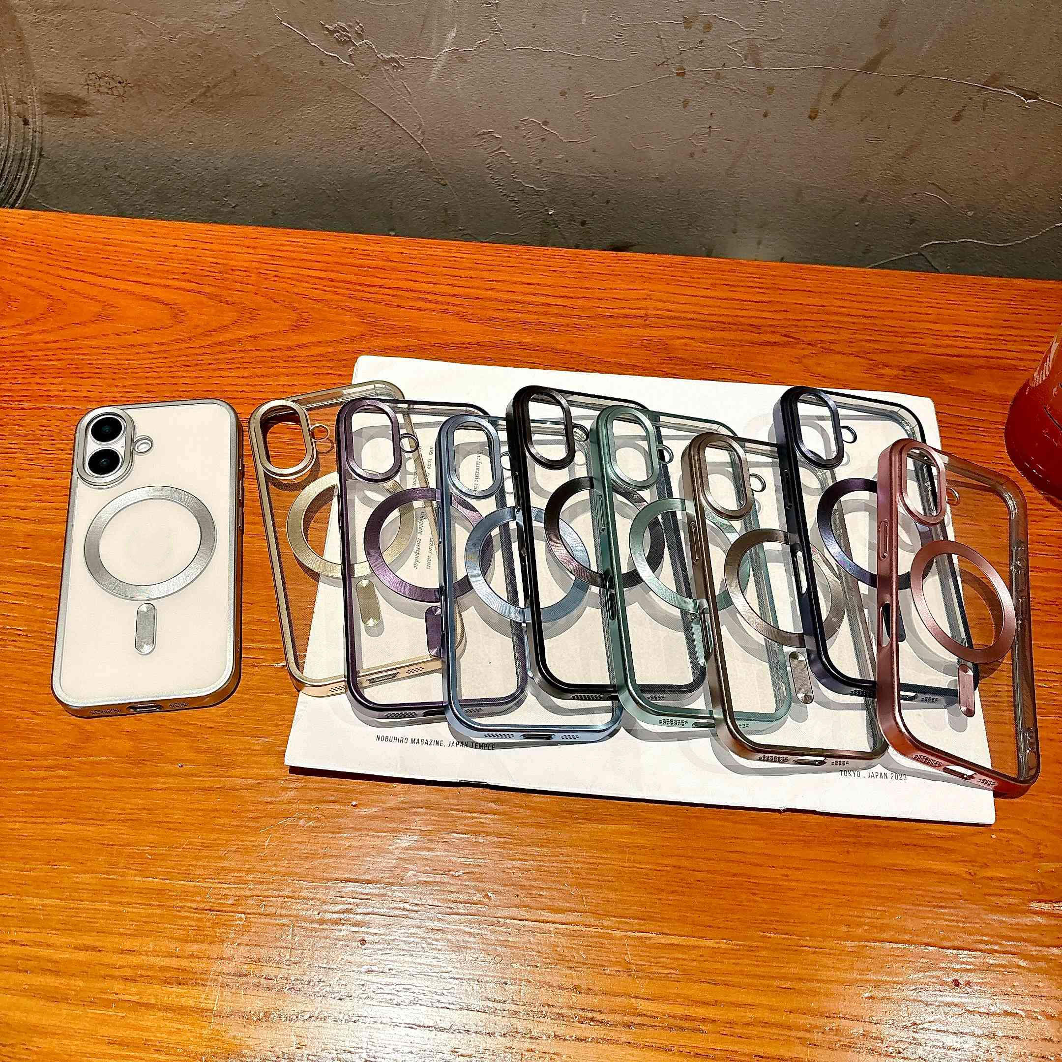 Ultra-fino Magsafe Capa Iphone Transparente De Estojo fosco Luxo Para ...