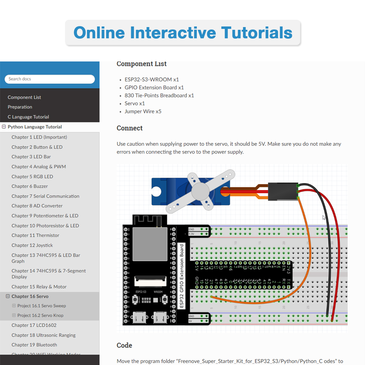 LAFVIN Basic/Ultimate Starter Kit Para ESP32-S3-WROOM , Compatível Com Arduino IDE , Câmera ...