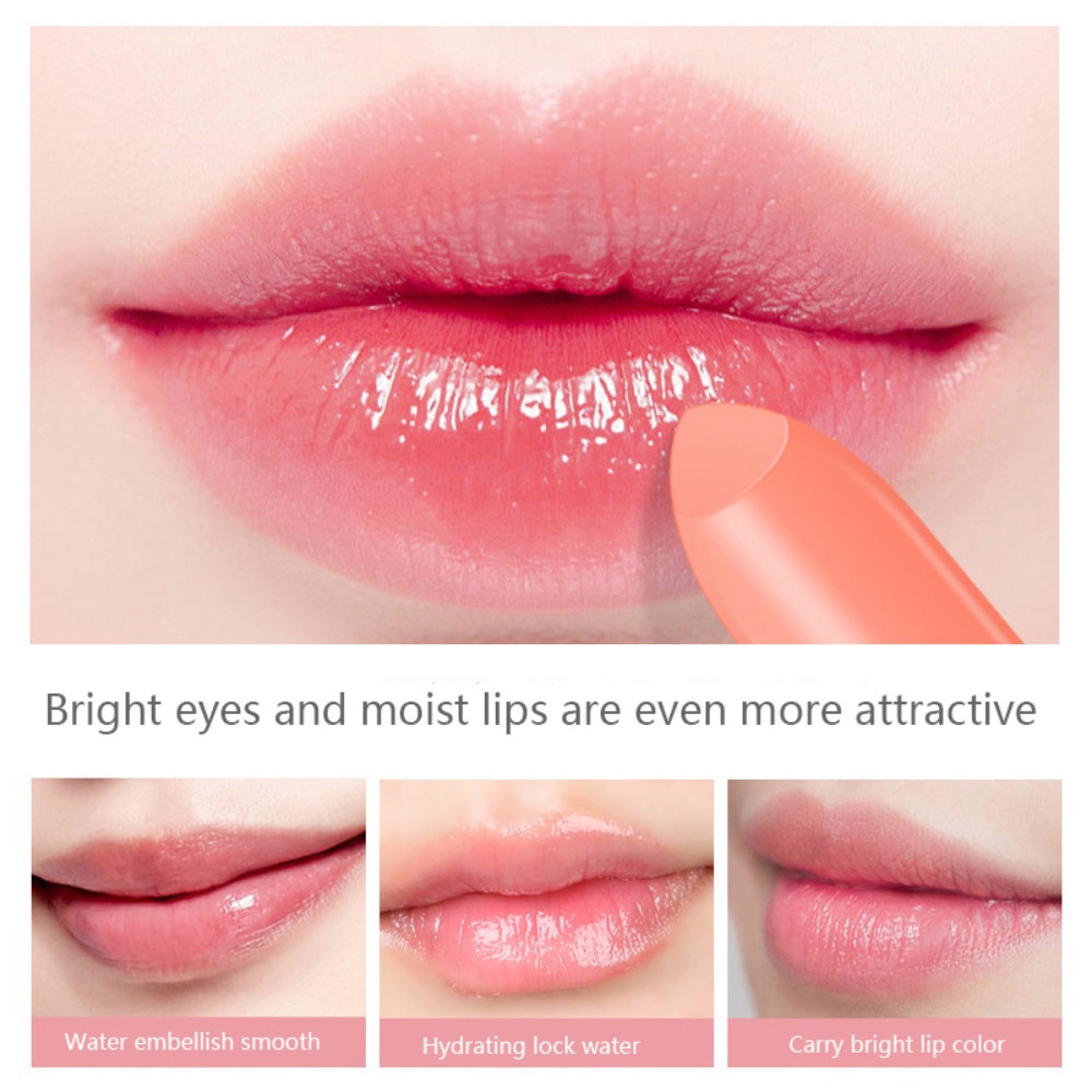 Bálsamo Labial De Pêssego Hidratante Nutrição Natural lips Care Anti ...
