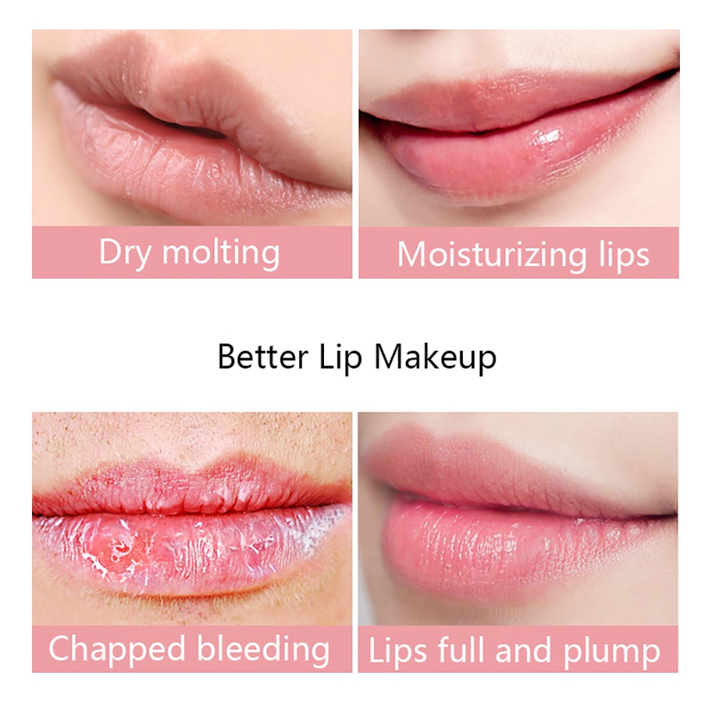 Bálsamo Labial De Pêssego Hidratante Nutrição Natural lips Care Anti ...