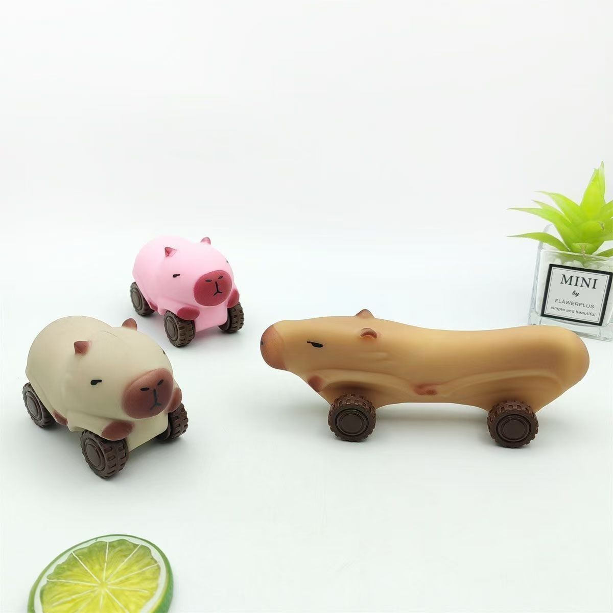 [Cartão Pokémon] Kapibara Criativo Descompressão Scooter Capivara Pull ...