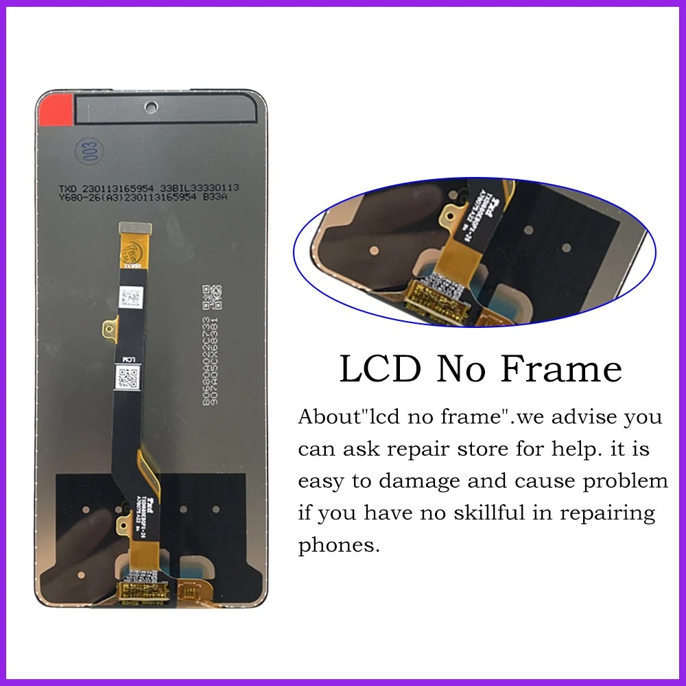 Para Tecno Spark 10 Pro KI7 Display LCD Digitador Da Tela Do Painel De ...