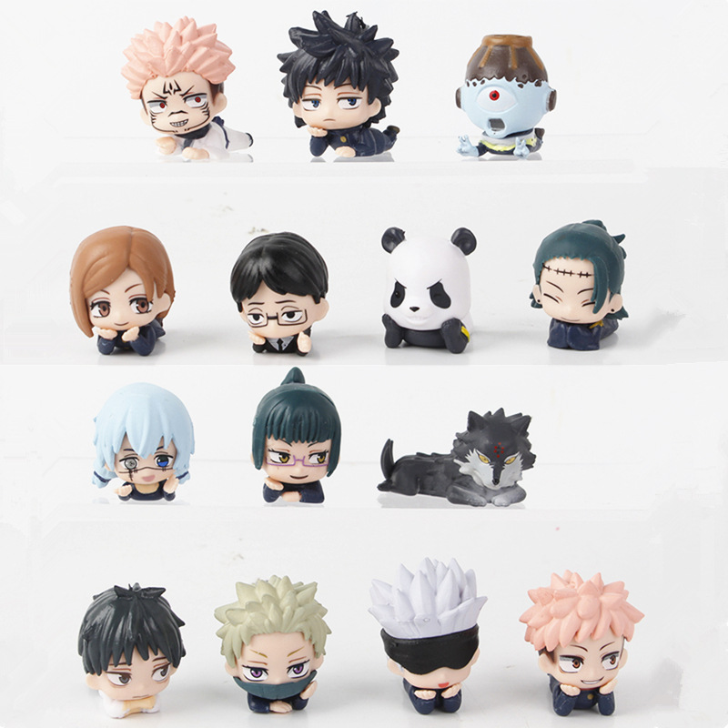 7 Pçs/Set 3-4cm Anime Jujutsu Kaisen Figura Ryōmensukuna Itadori Yuji ...