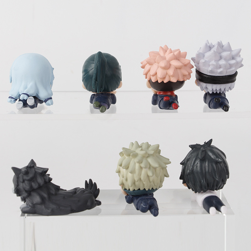 7 Pçs/Set 3-4cm Anime Jujutsu Kaisen Figura Ryōmensukuna Itadori Yuji ...