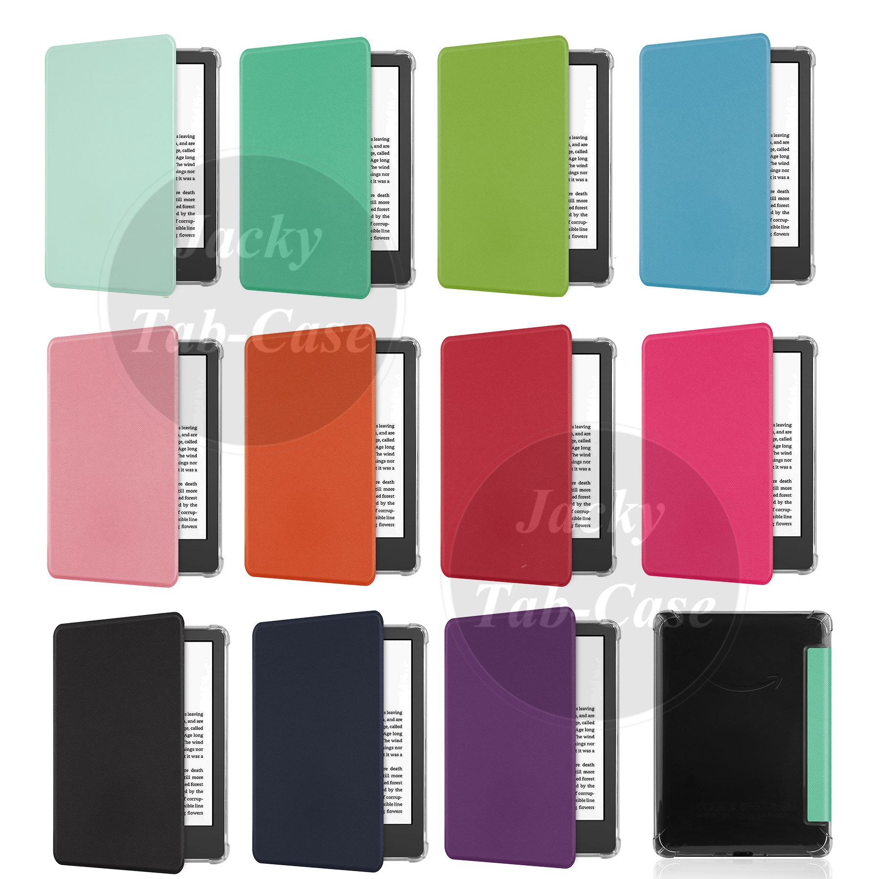 Para Kindle Paperwhite 12a 11a Geração 6.8" 7" E-book Flip Capa De TPU ...