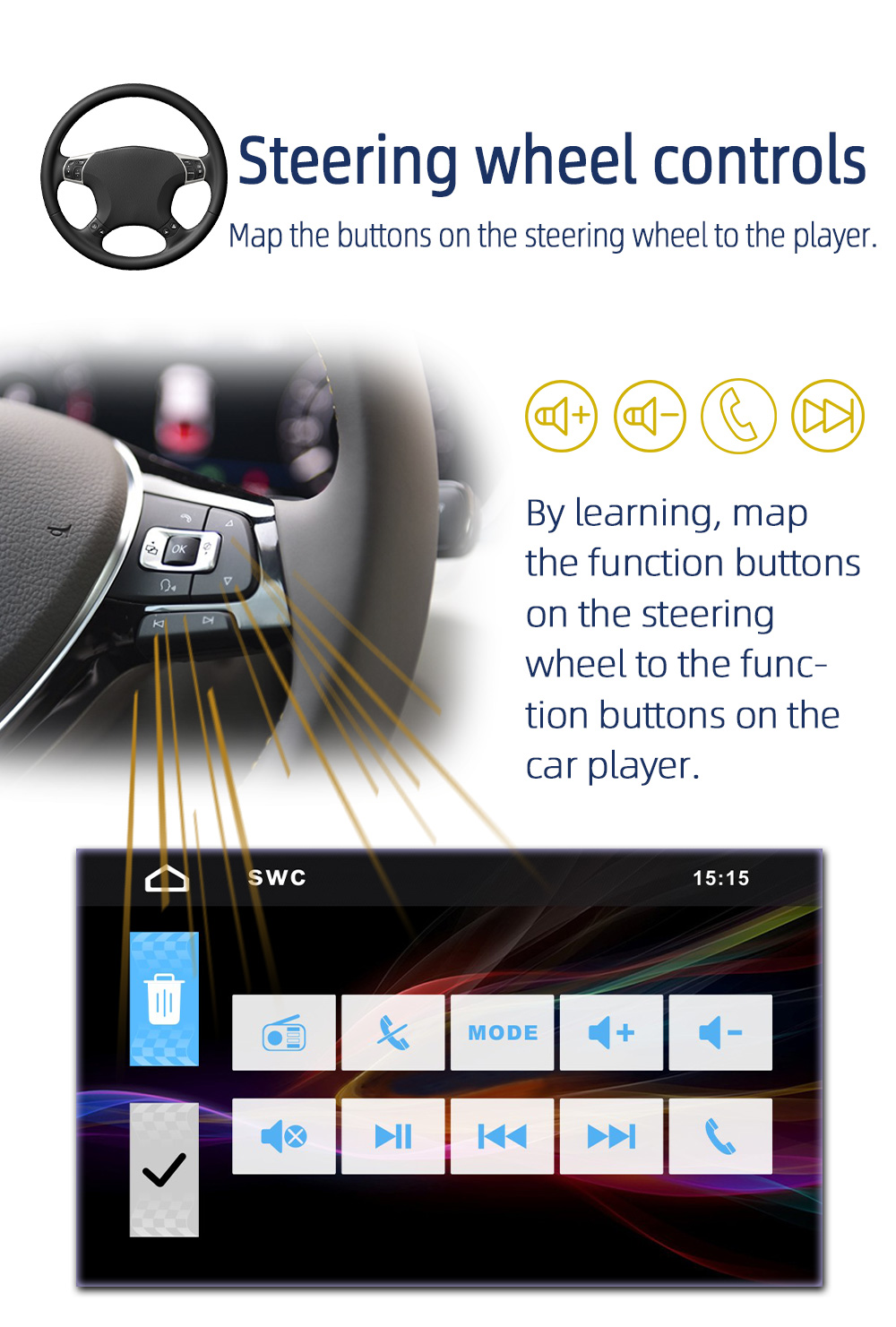 (Envio De São Paulo) ESSGOO 1 Din HD Touch Screen Rádio Para Carro 5 Polegadas Mirror Link ...