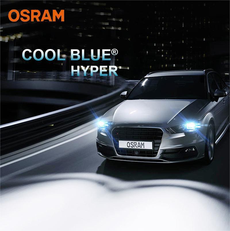 OSRAM Cool Blue Hyper H1 H4 H7 H11 HB3 HB4 12V 5300K Lâmpadas originais de farol halógeno de ...