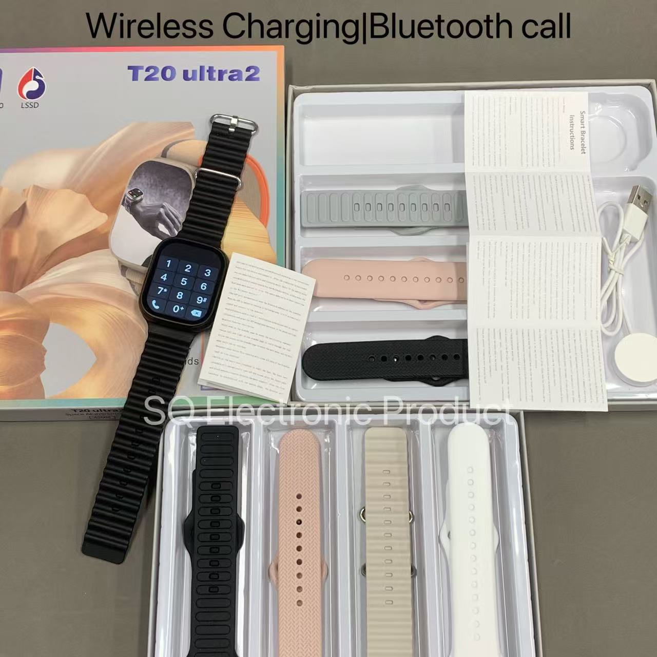 Adicionar À Lista Smartwatch 4 Em 1 T20 Ultra 2 Tela Cheia 49 Mm Sem ...