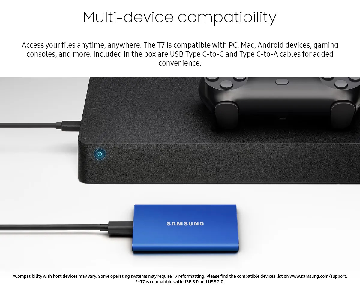 Samsung Disco Rígido Externo HDD 128TB/60TB SSD 30TB USB3.1 Tipo-C ...