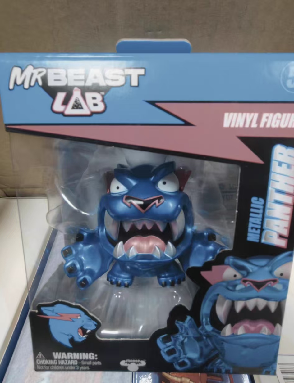 Figuras Colecionáveis De Vinil MrBeast Lab-Pantera Metálica-3.5 " De ...